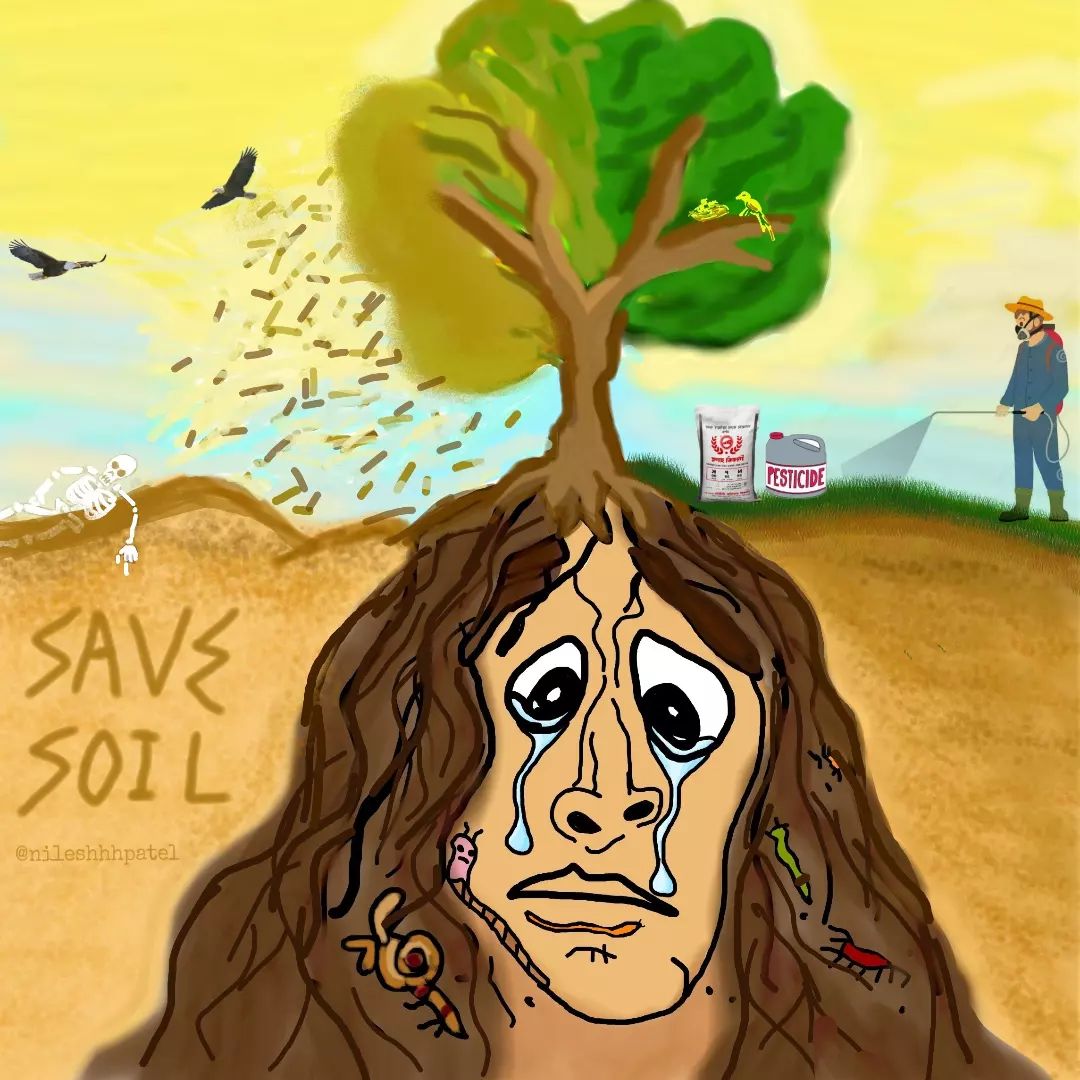 Soil Erosion Drawing