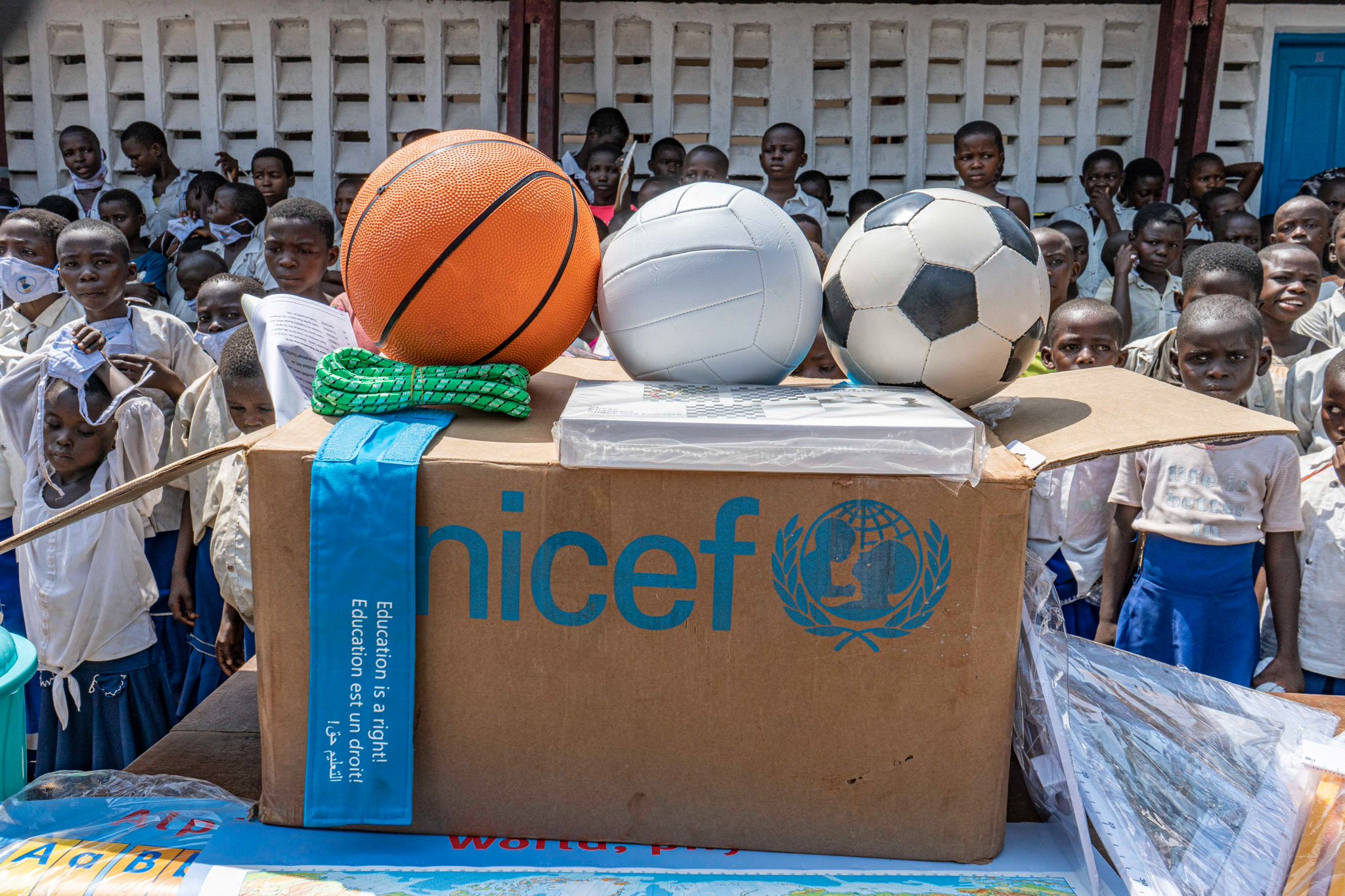 UNICEF Supply Division on Twitter: "🏀🏐⚽️ Lots of fun guaranteed with the @UNICEF Recreation Kit ...