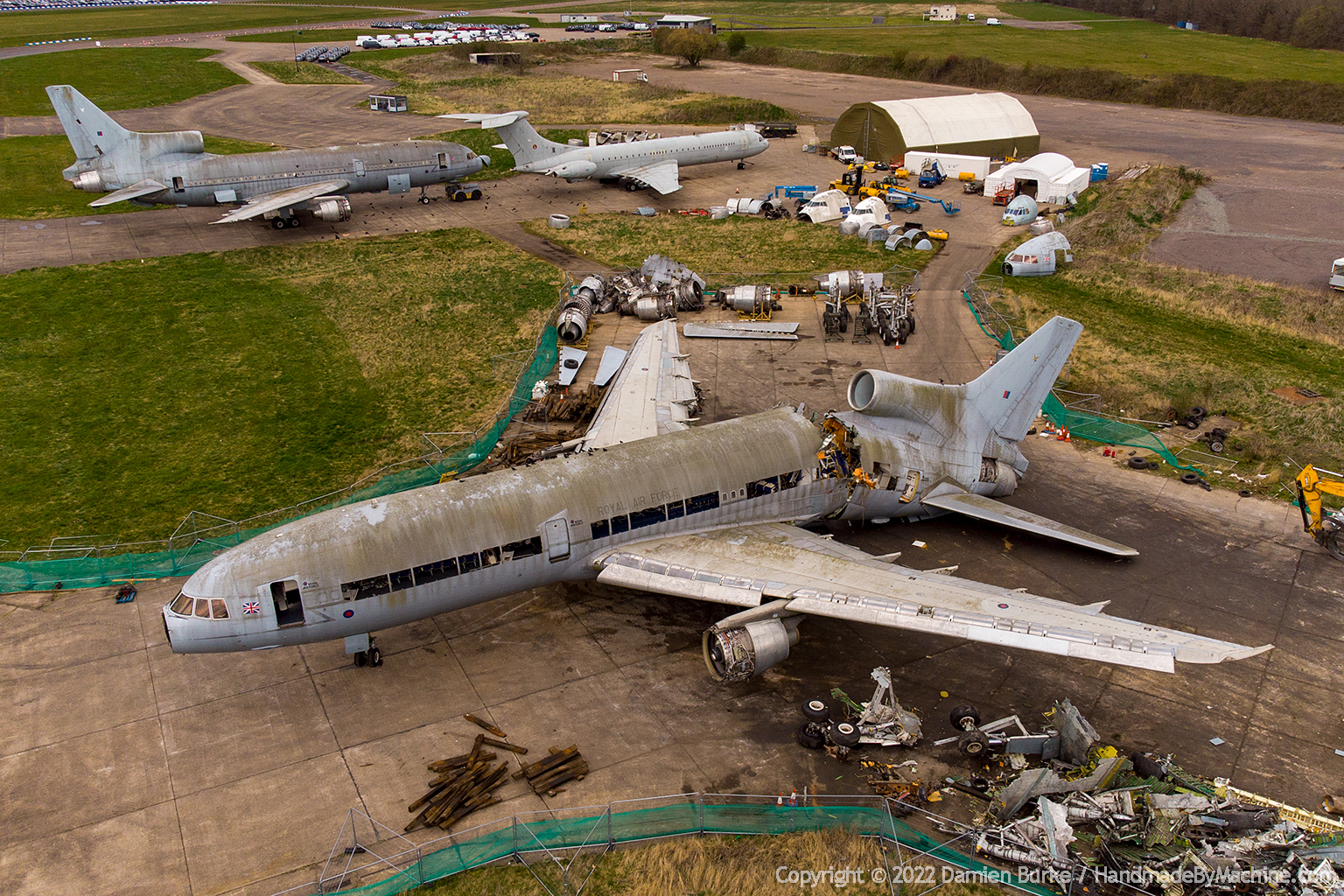 Aircraft stored at Bruntingthorpe scrapped (RAF Tri-Stars, VC-10's ...