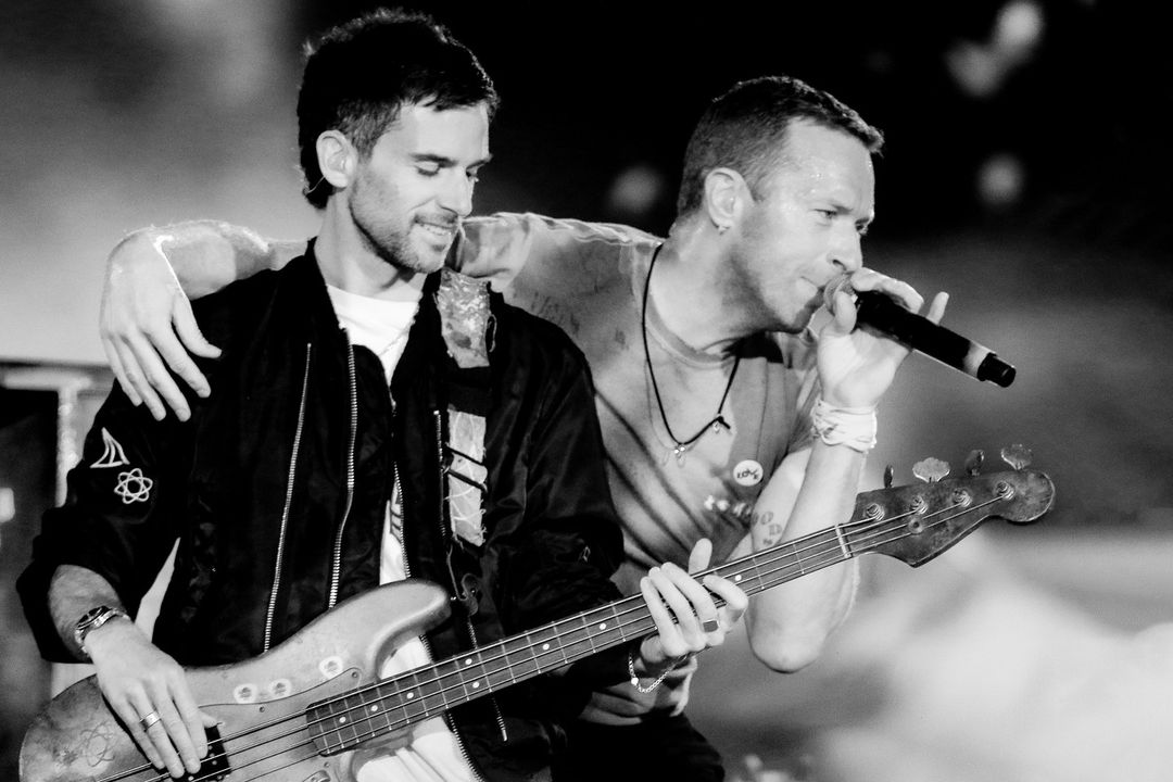 Guy Berryman And Chris Martin