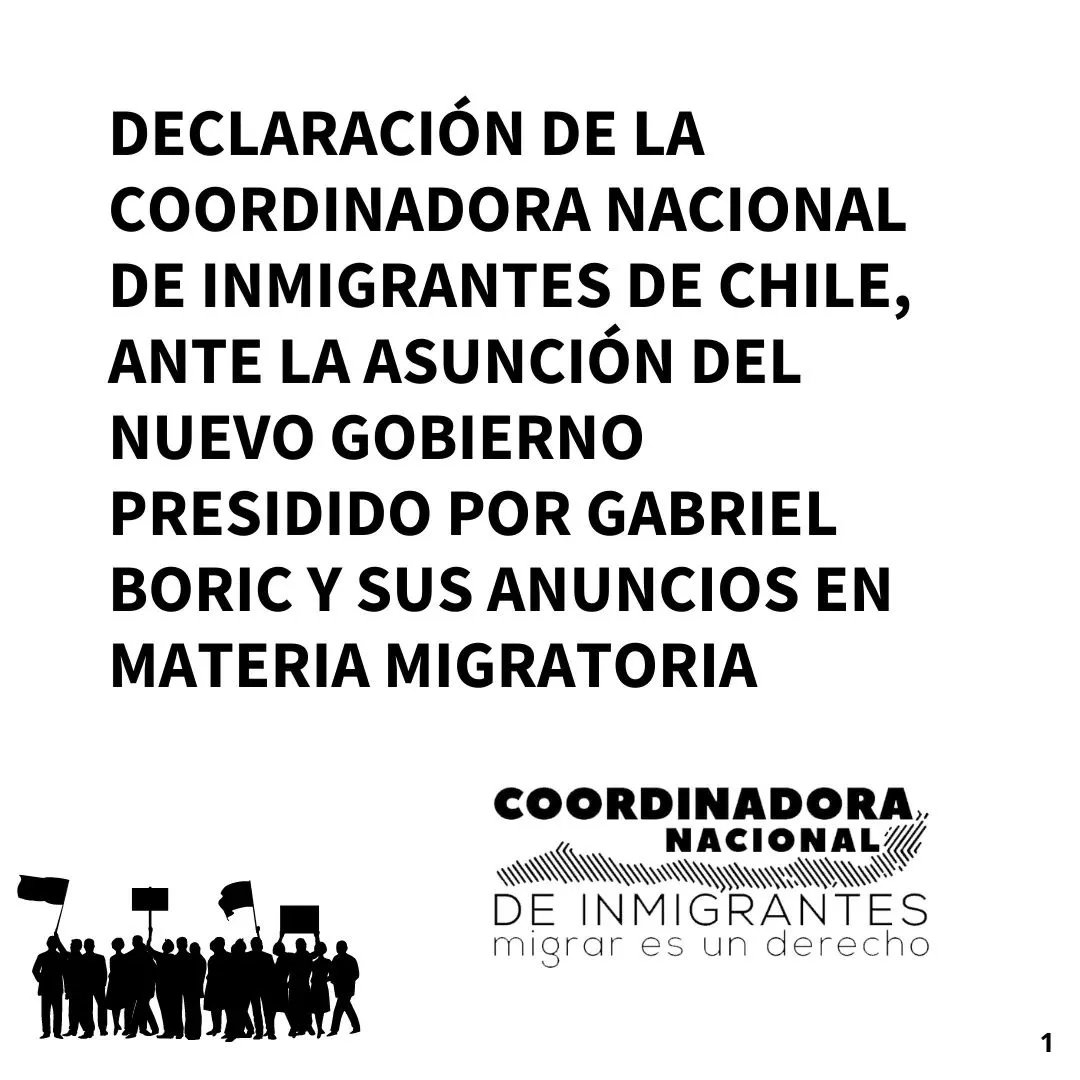 Coordinadora Nacional De Inmigrantes On Twitter 馃摙馃摙compartimos Nuestra