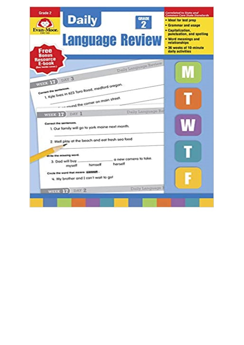 READ/DOWNLOAD@* Daily Language Review, Grade 2 (Daily Practice Series ...