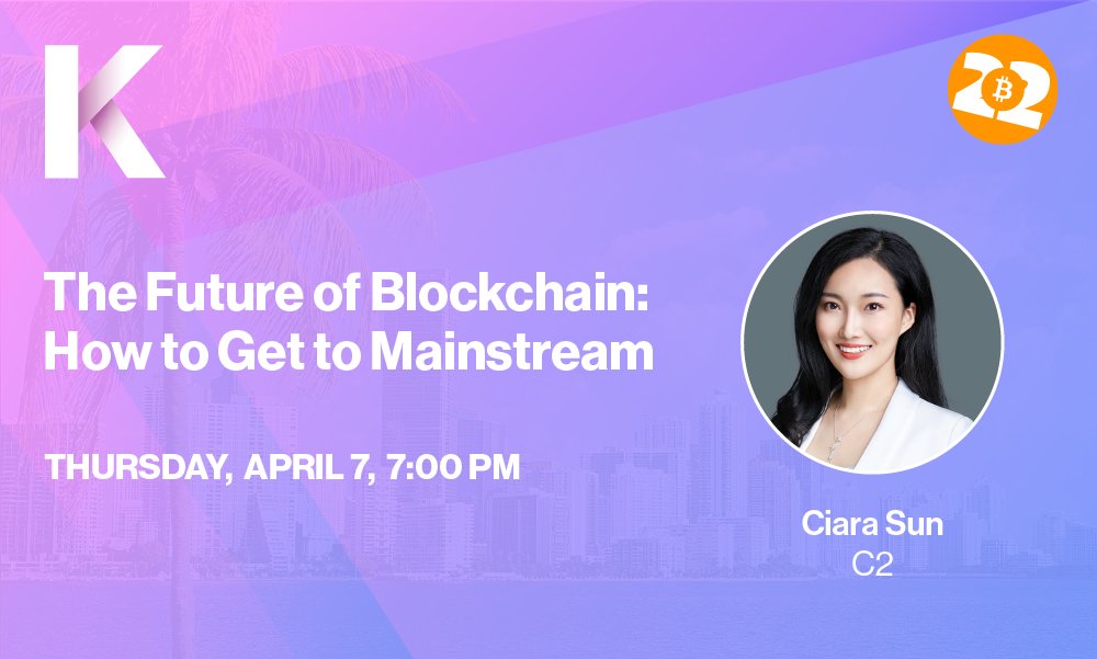 Kadena on Twitter: "Ciara Sun, @Crypto_Ciara, is the Founder & Managing Partner at @CsquaredVC ...