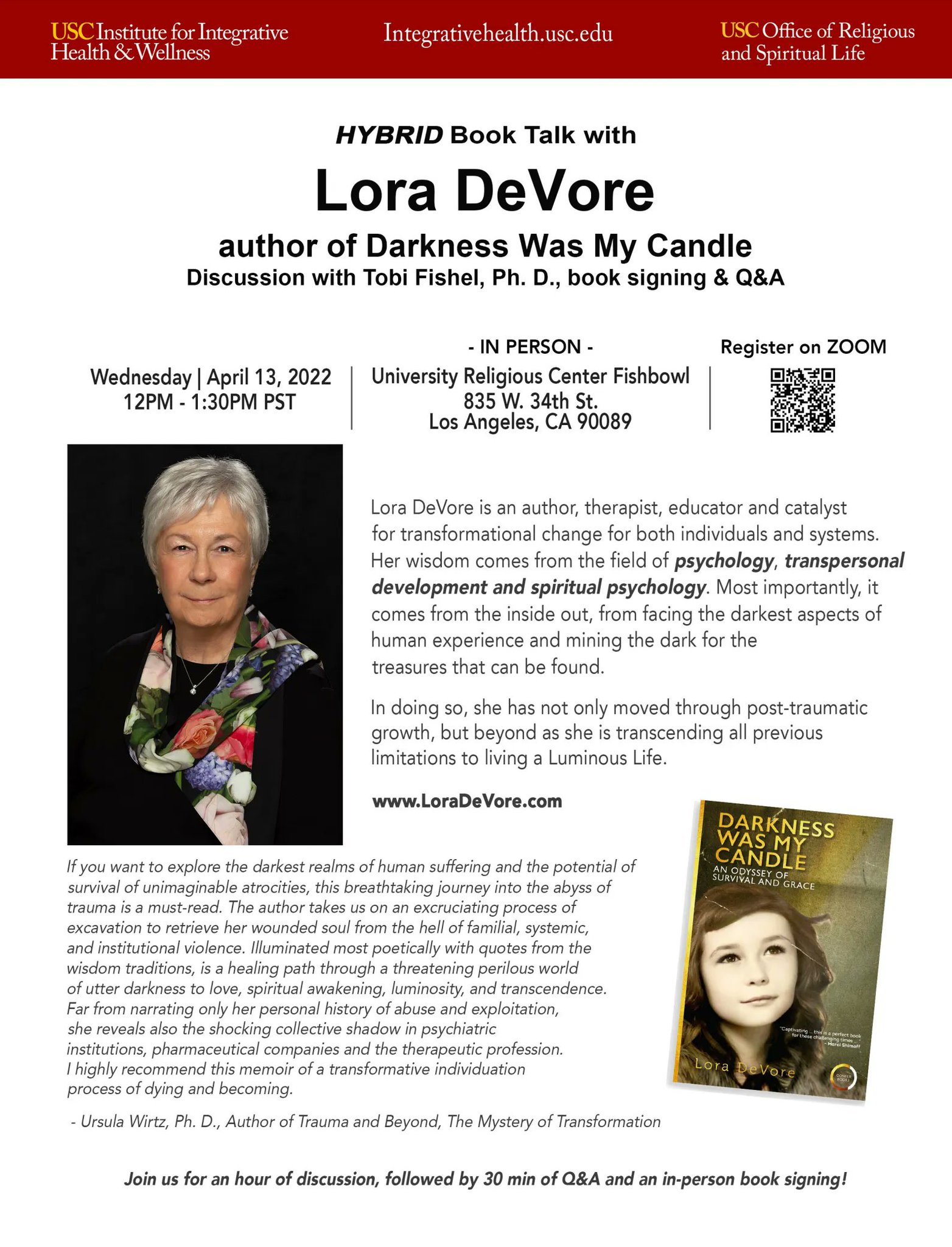 USC Office of Religious & Spiritual Life on Twitter: "Join us next Wednesday, April 13 at 12pm ...