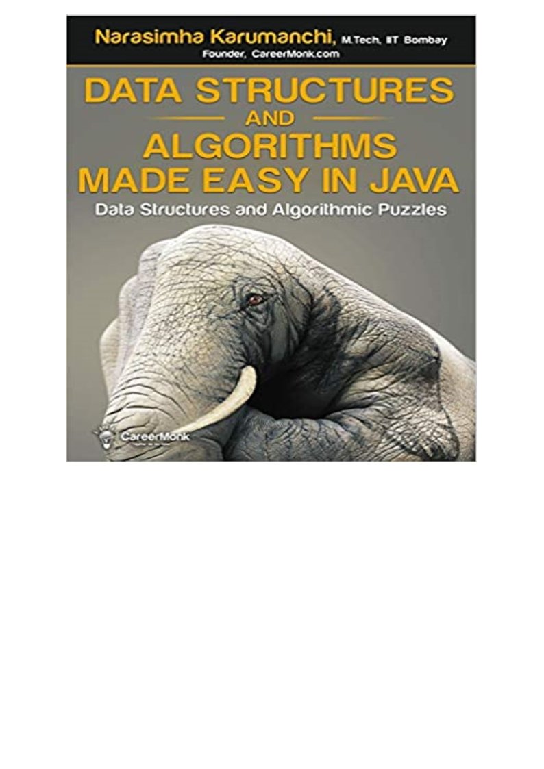 Readdownload Data Structures And Algorithms Made Easy In Java Data Structure And Algorithmic