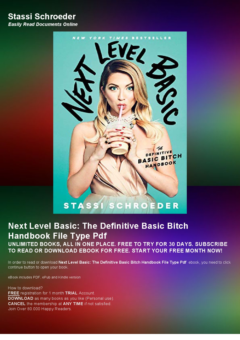 Wanda Faulkner on Twitter: "Next Level Basic: The Definitive Basic Bitch Handbook Read Book ...