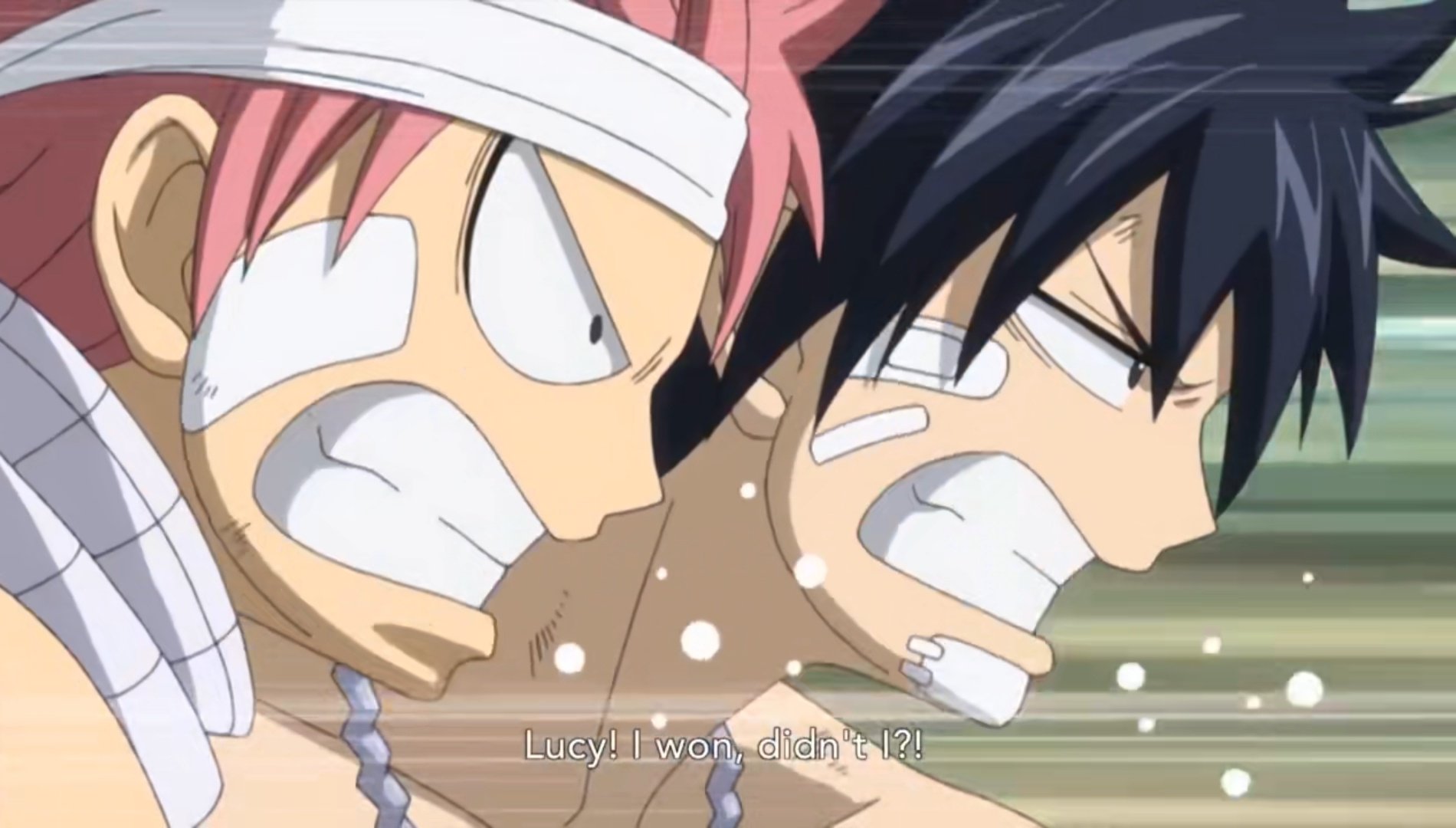 Fairy Tail Natsu And Gray Fighting