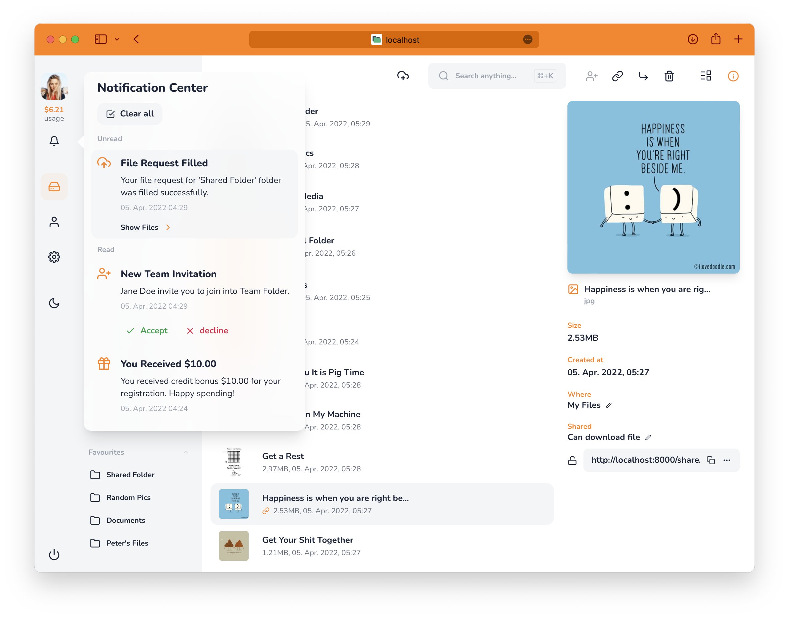 VueFileManager on Twitter: "An overview of the second version of our self-hosted cloud file ...