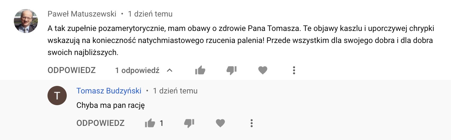 Wojciech Sumlinski on Twitter: "Jedno z pytań już doczekało się odpowiedzi Mjr Budzyńskiego...🙂 ...