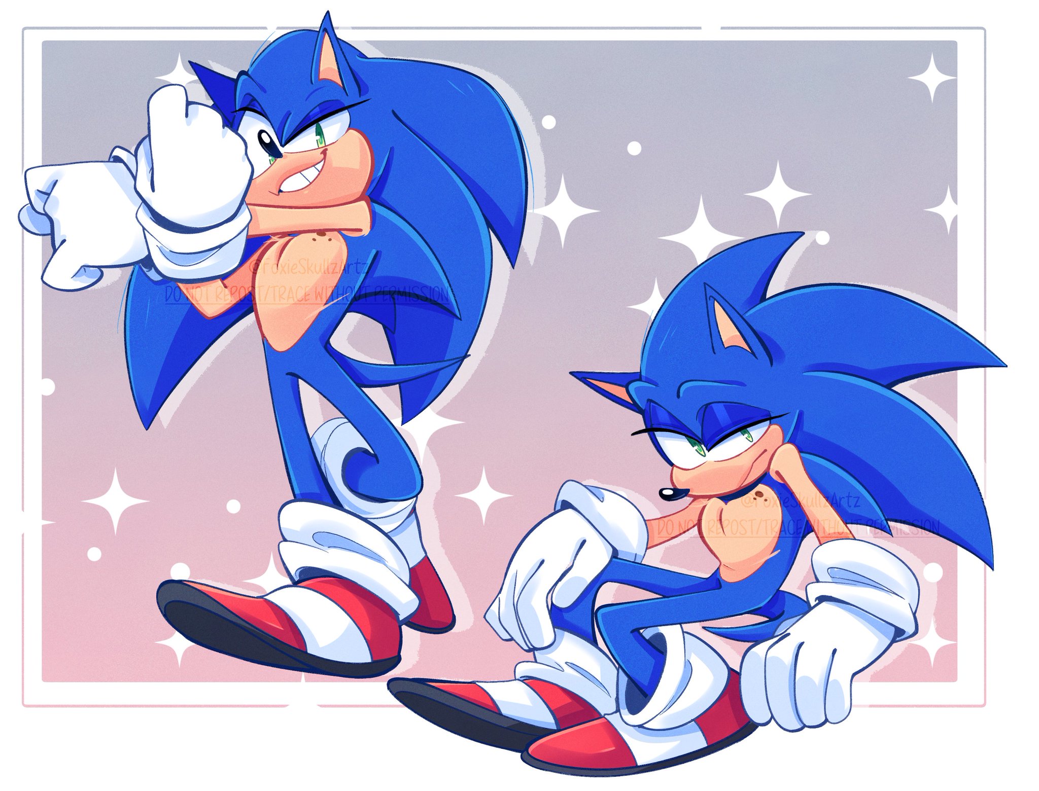 FoxieSkullz Artz on Twitter: "Blue boi #SonicTheHedgehog #sonicfanart https://t.co/pm0I6HrDKu ...