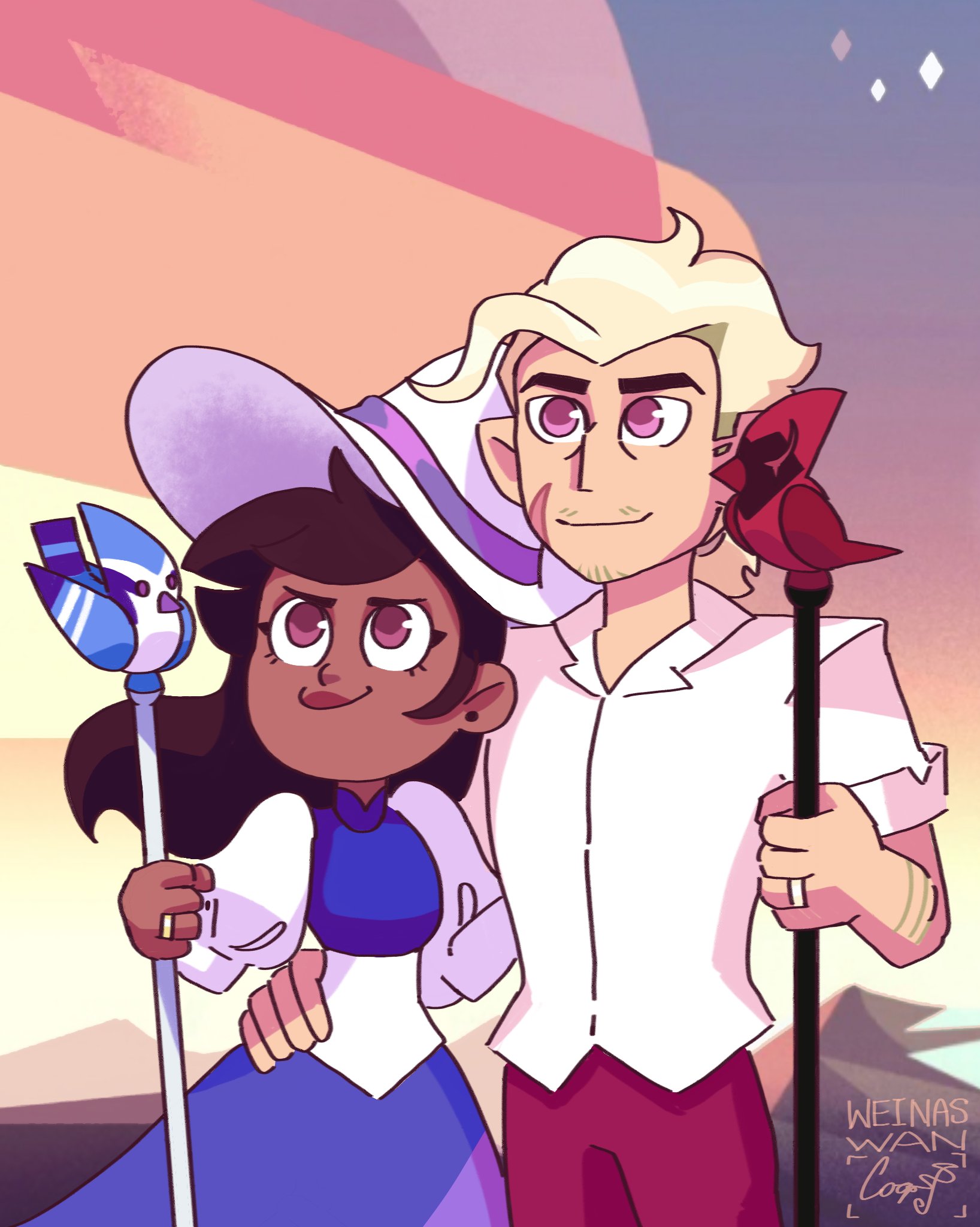 Weinaswan On Twitter Adult Luz And Hunter From Ds091 On Instagram Theowlhouse Toh