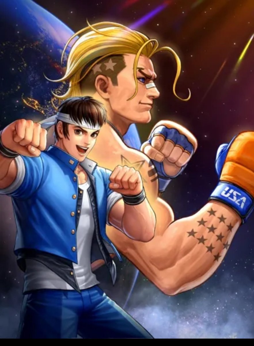 ⭐ Luke and Shingo Yabuki from the KOF: All Star × Street Fighter V ...