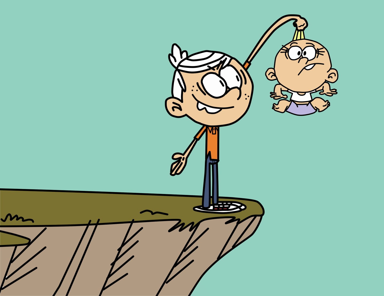 Cartoon Evil Little Sister