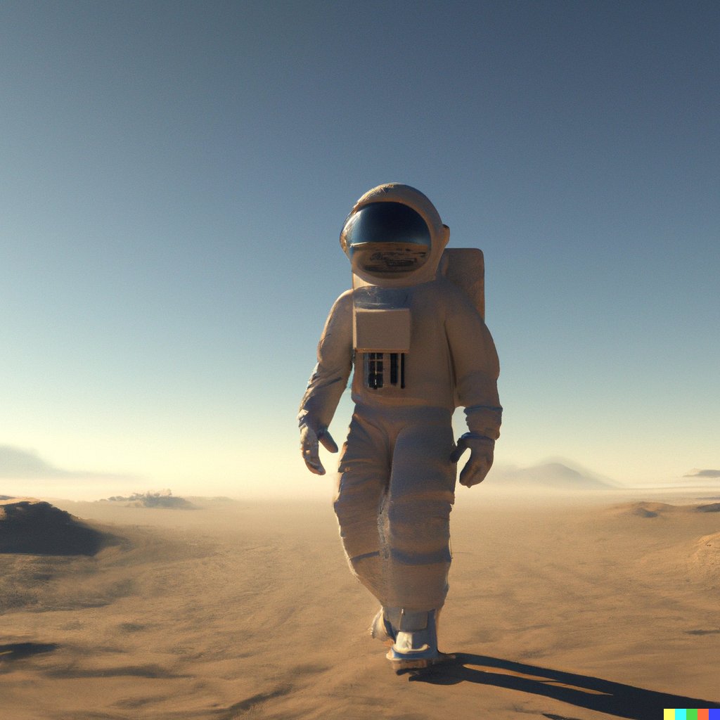 Astronaut Walking