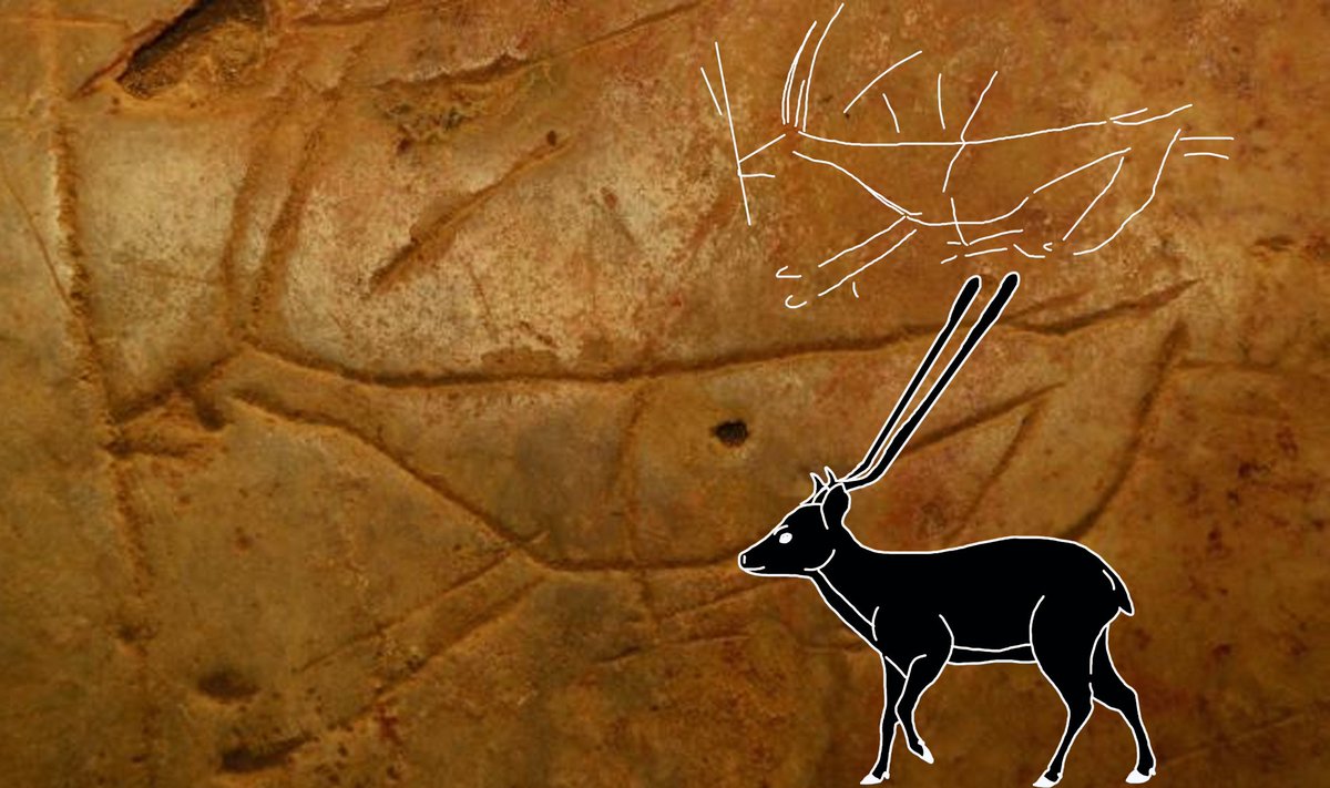 Caveman Hunting Deer