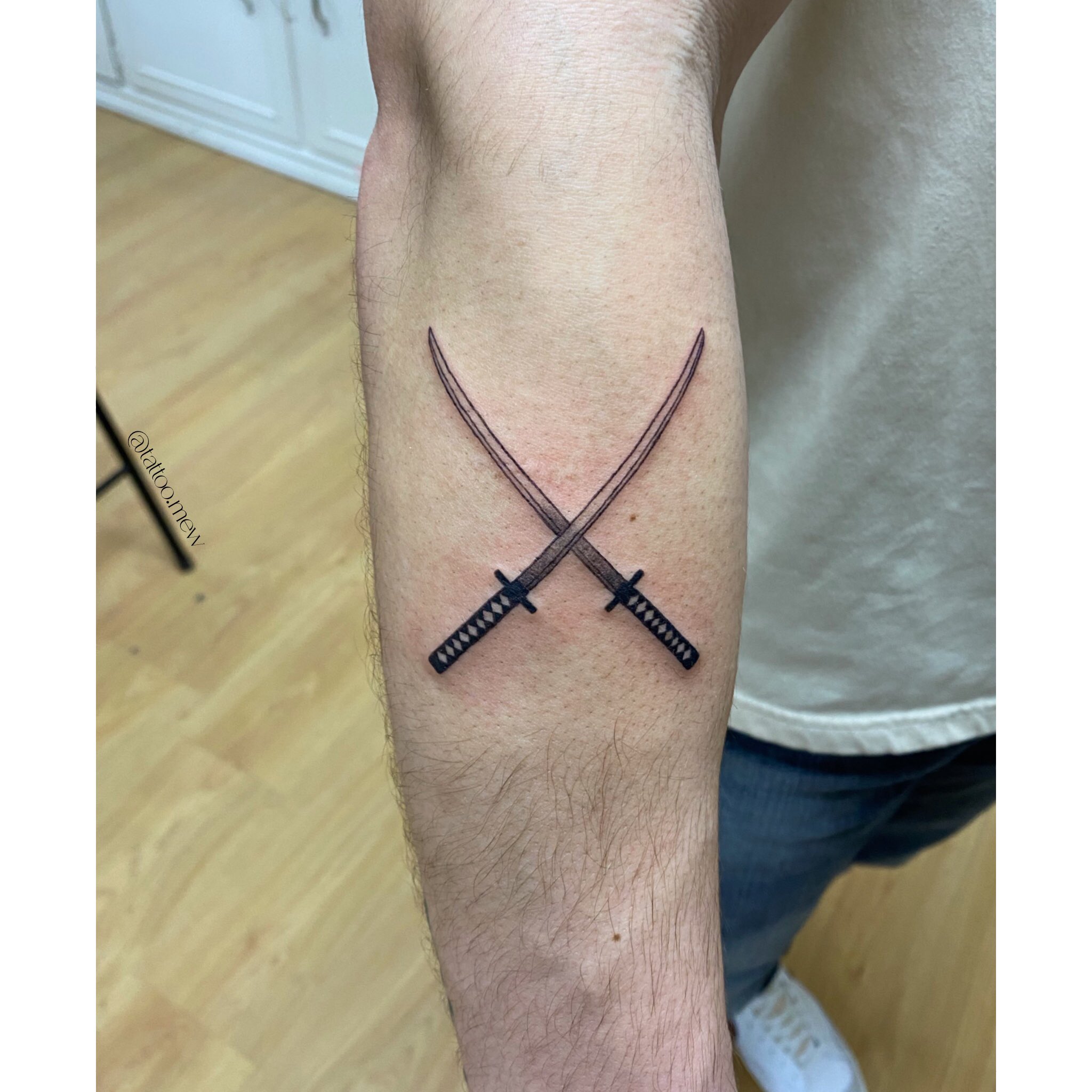 Samurai Sword Katana Tattoo