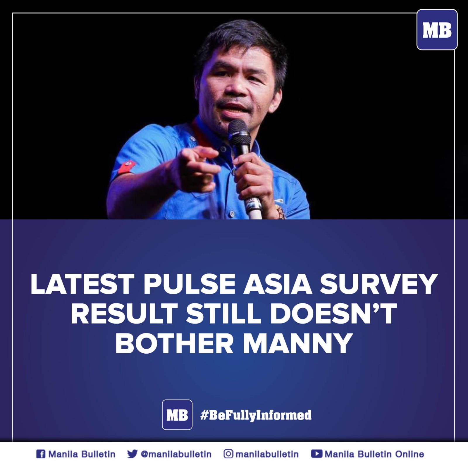 Manila Bulletin News On Twitter Presidential Candidate Senator Manny