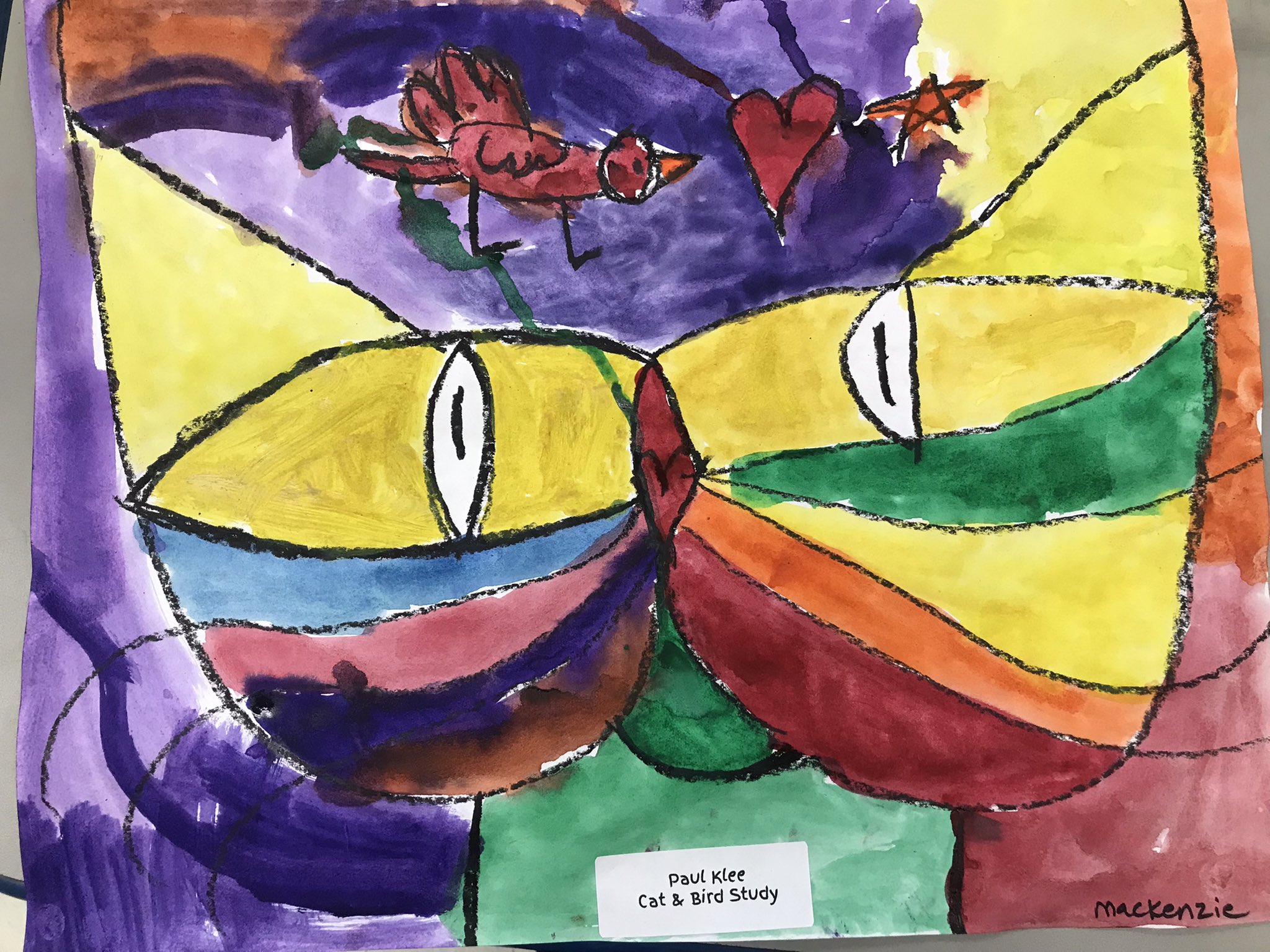 Paul Klee Cat And Bird