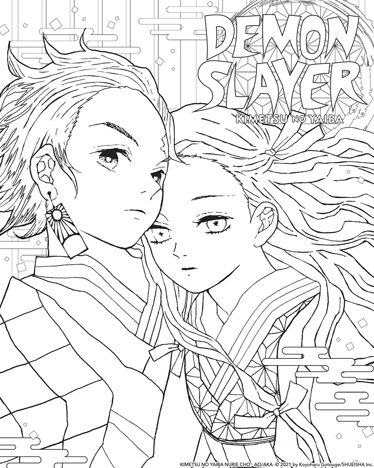 Printable Coloring Nezuko Coloring Pages Nezuko Coloring Pages | 65