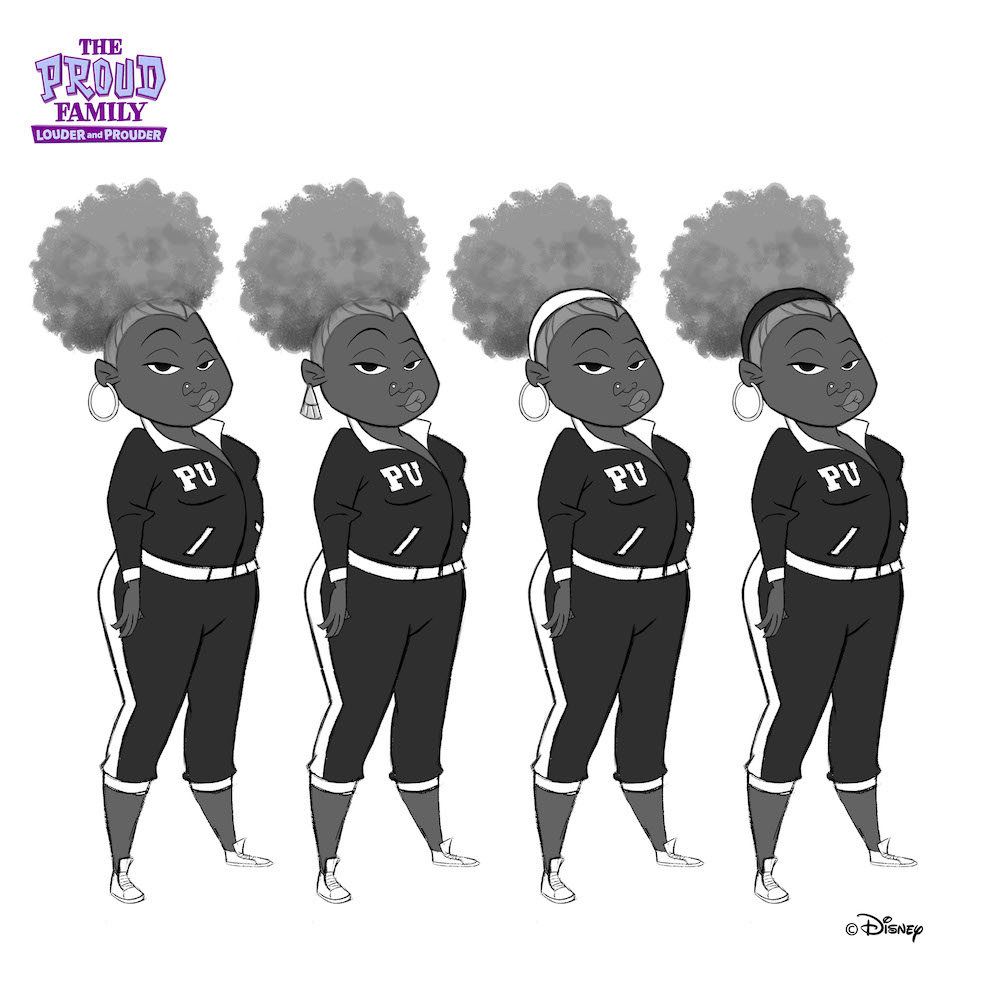 Proud Family Characters The Gross Sisters