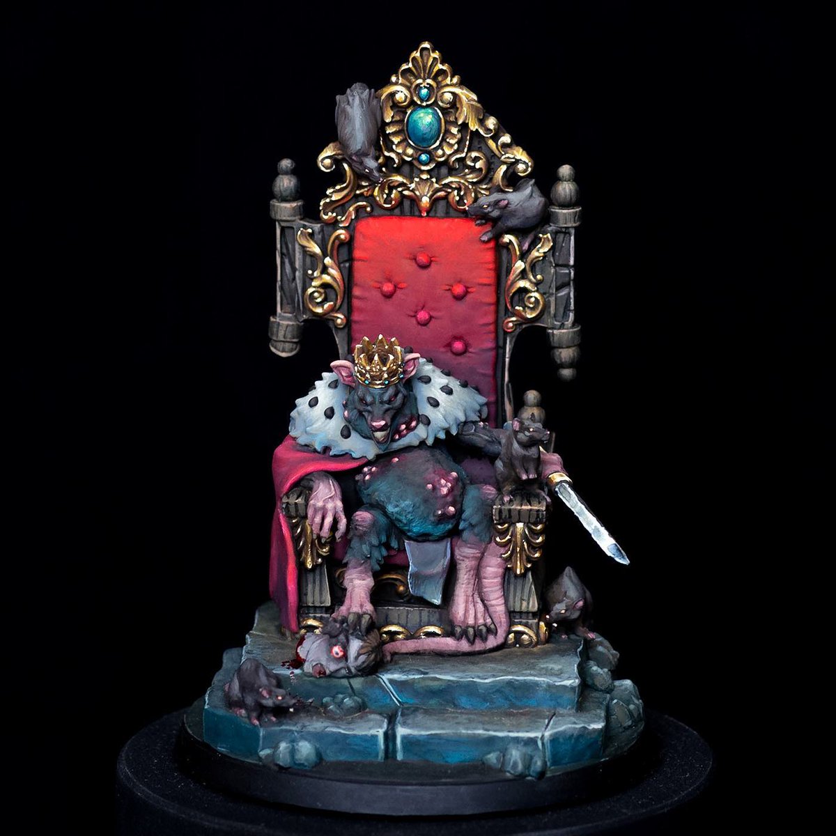 Archvillain Games The Rat King! Role Playing Miniatures Toys & Games ...