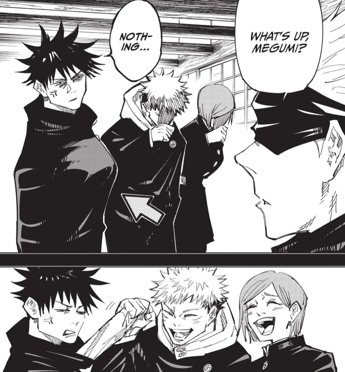 「Gojo gets all serious and concerned when normally he'd be th」NNNoi🐰の漫画