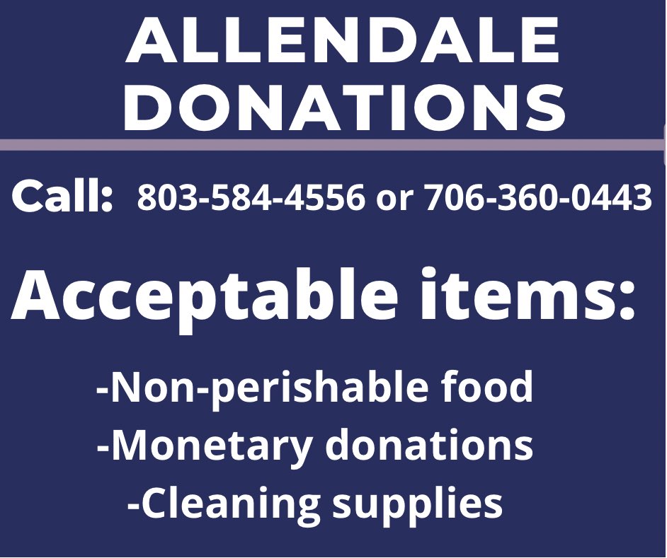 Donations Accepted Sign