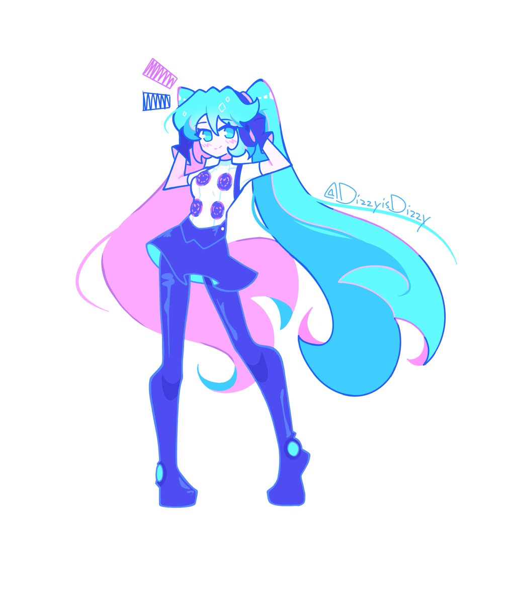 初音ミク 「Hatsune Miku is the best Persona girl, a」|Dizzyのイラスト