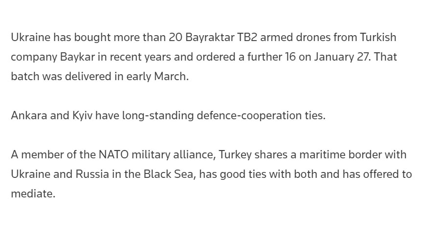 Rob Lee on Twitter: ""Ukraine has bought more than 20 Bayraktar TB2 armed drones from Turkish ...