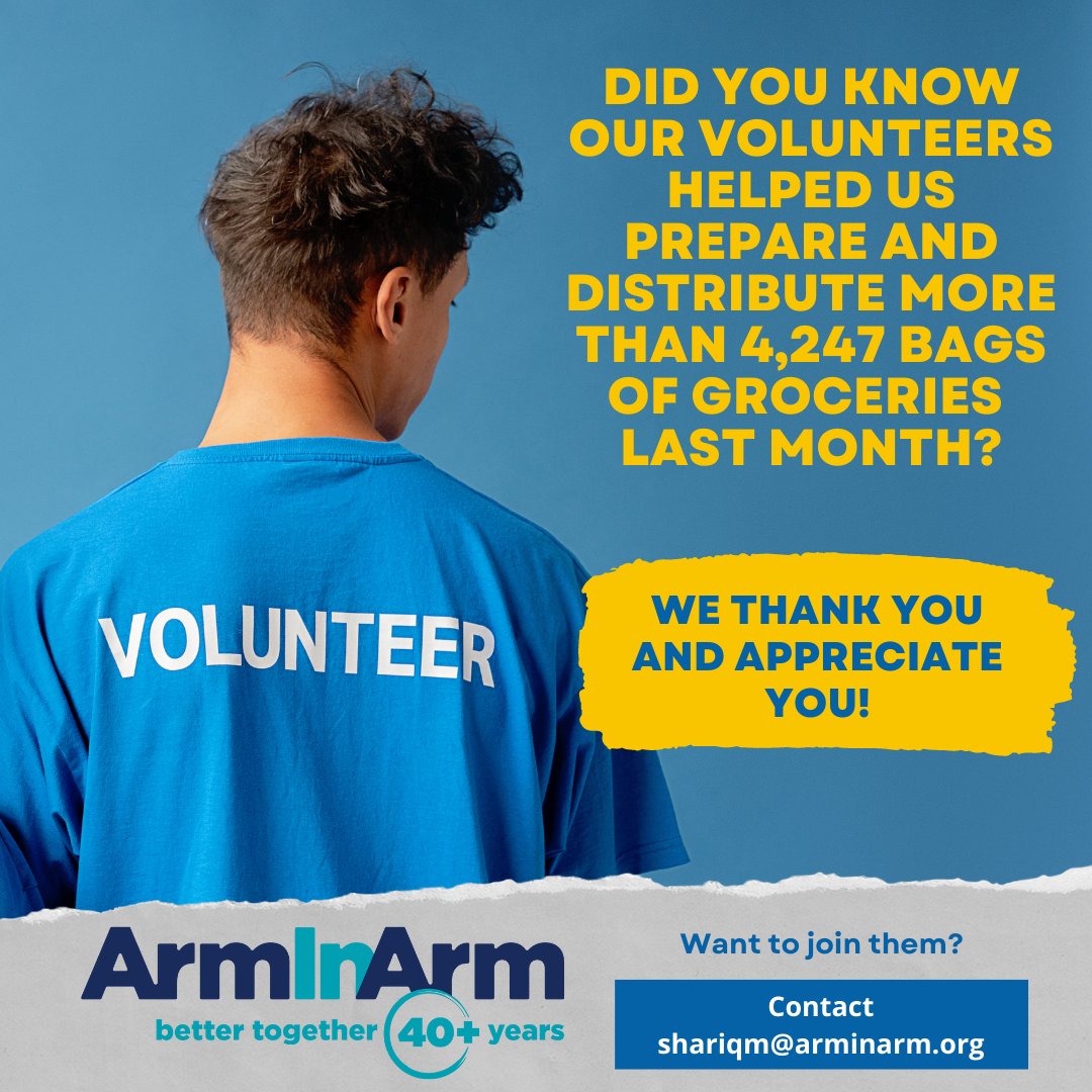 Interested in Volunteering? | Arm In Arm