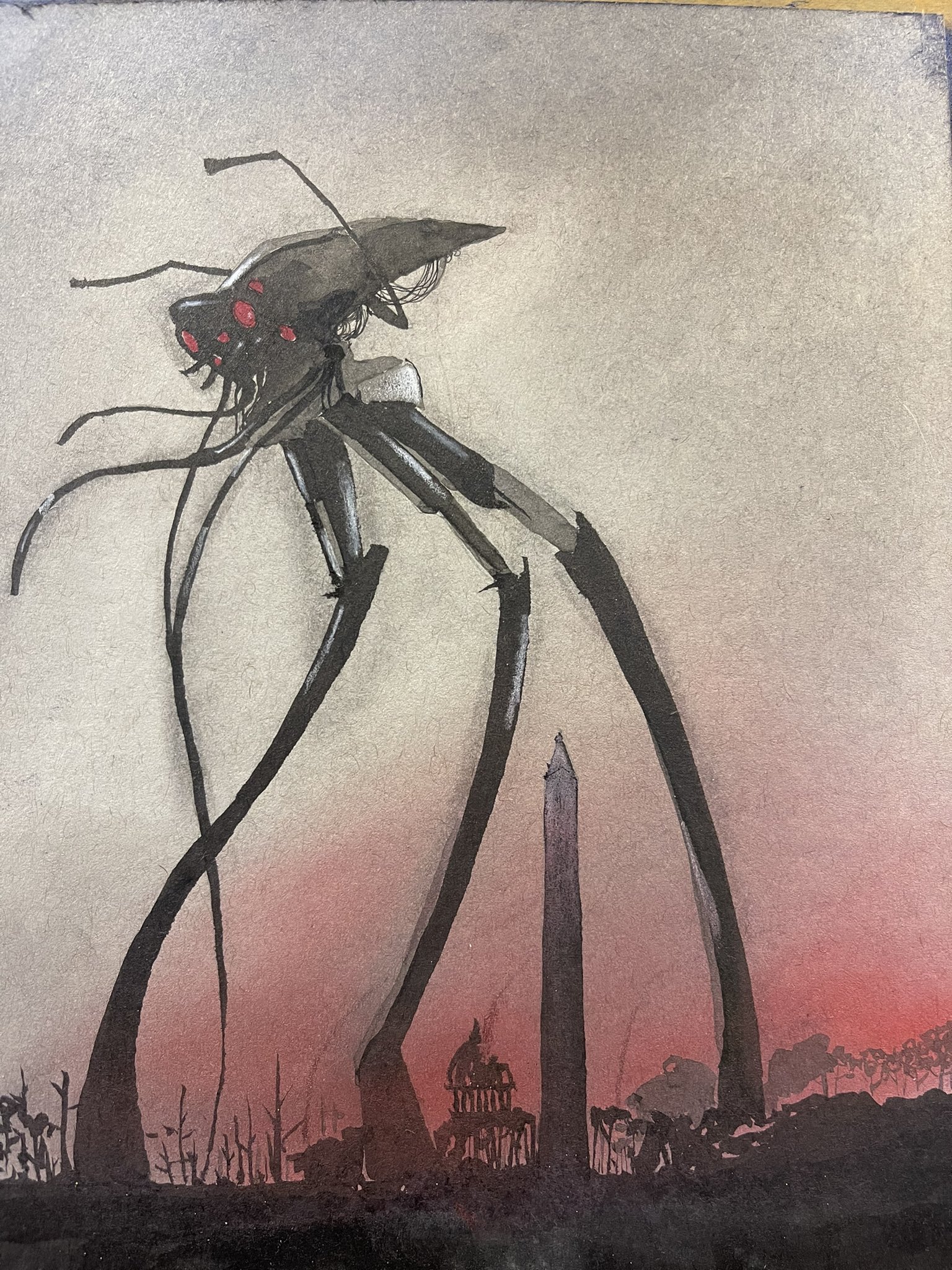 War Of The Worlds Tripod Drawing