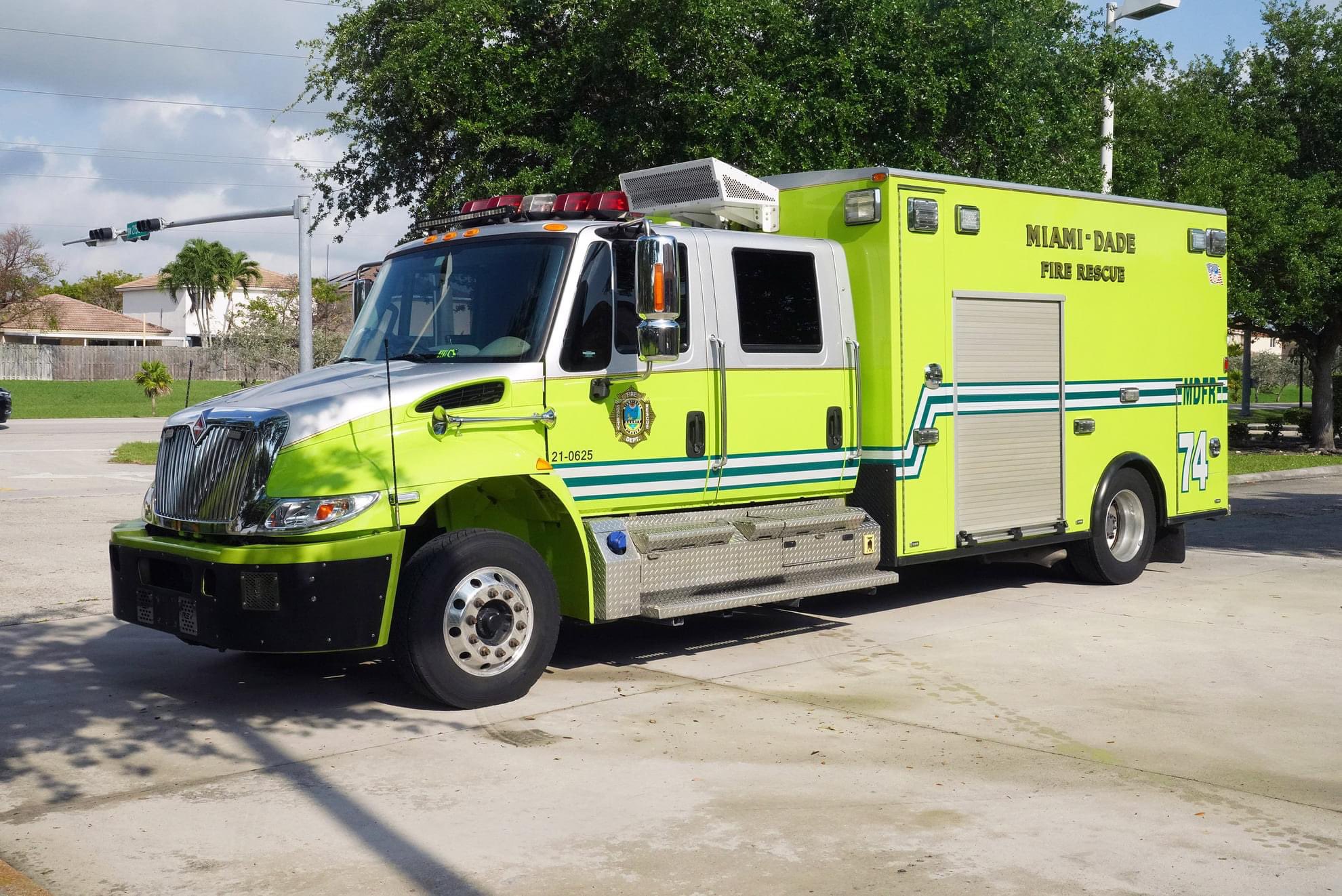 Miami Dade Fire Rescue Trucks Miami Dade, FL Fire Rescue, Miami, FL,