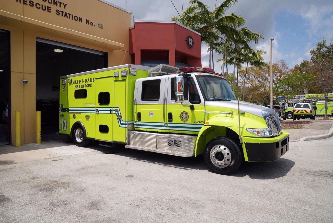 Miami Dade Ambulance Freightliner