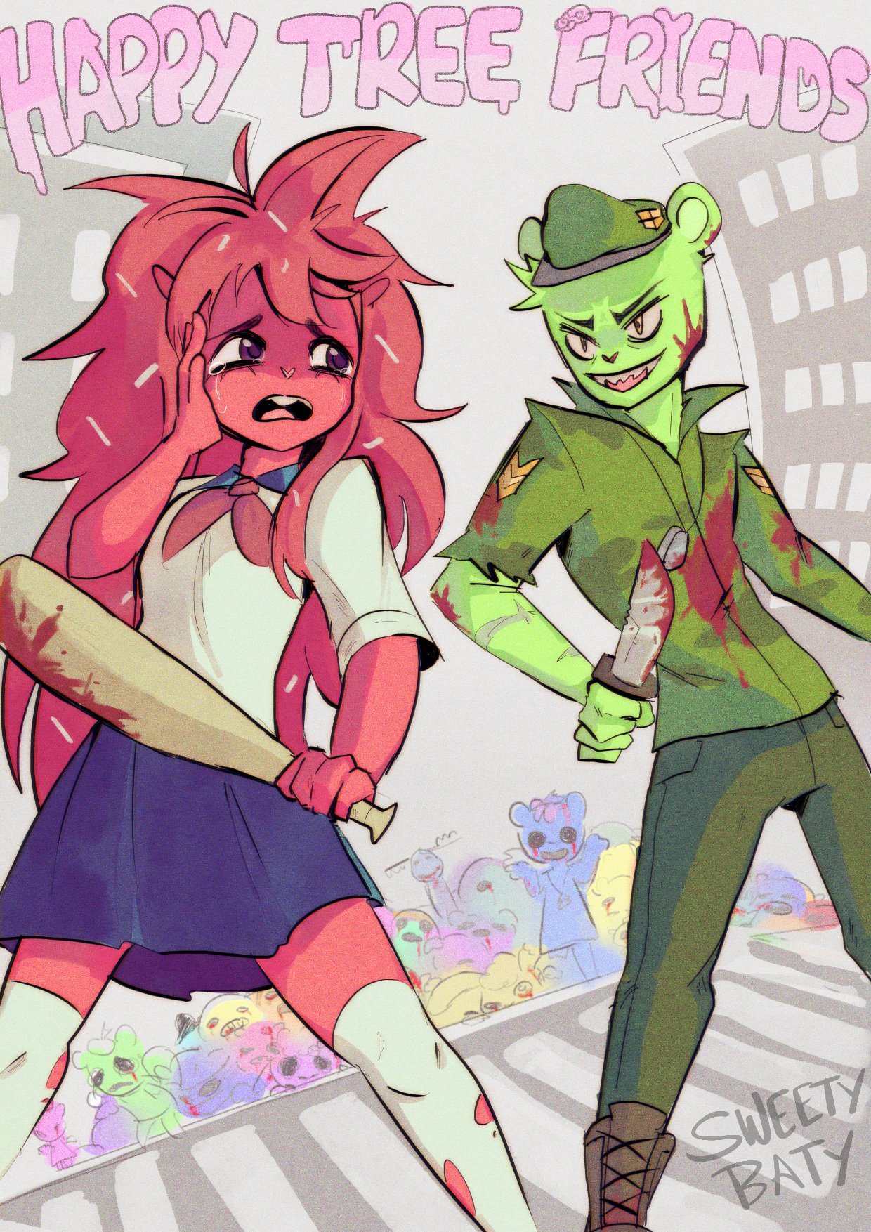 Happy Tree Friends Flaky X Flippy