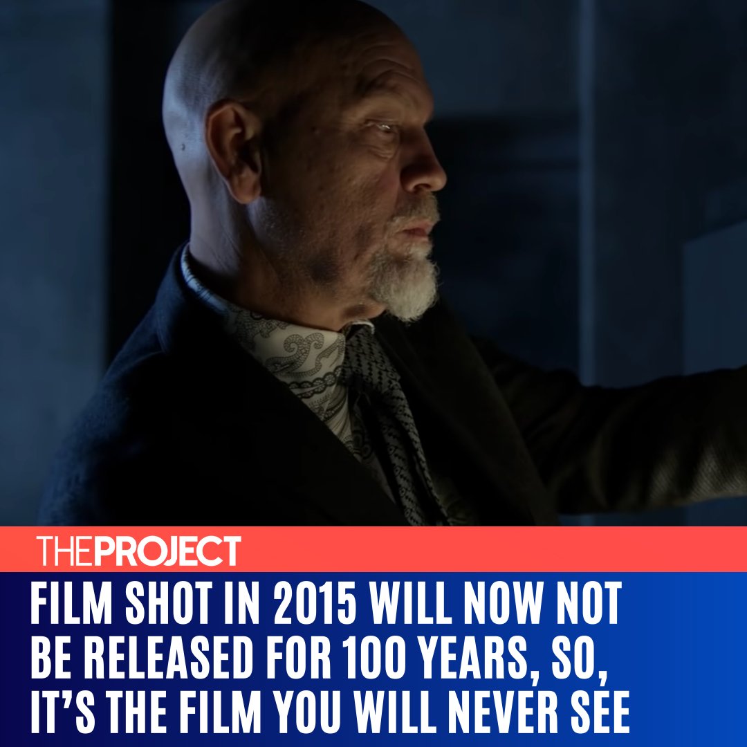 The Project on Twitter: "Filmed in 2015 and starring John Malkovich ...