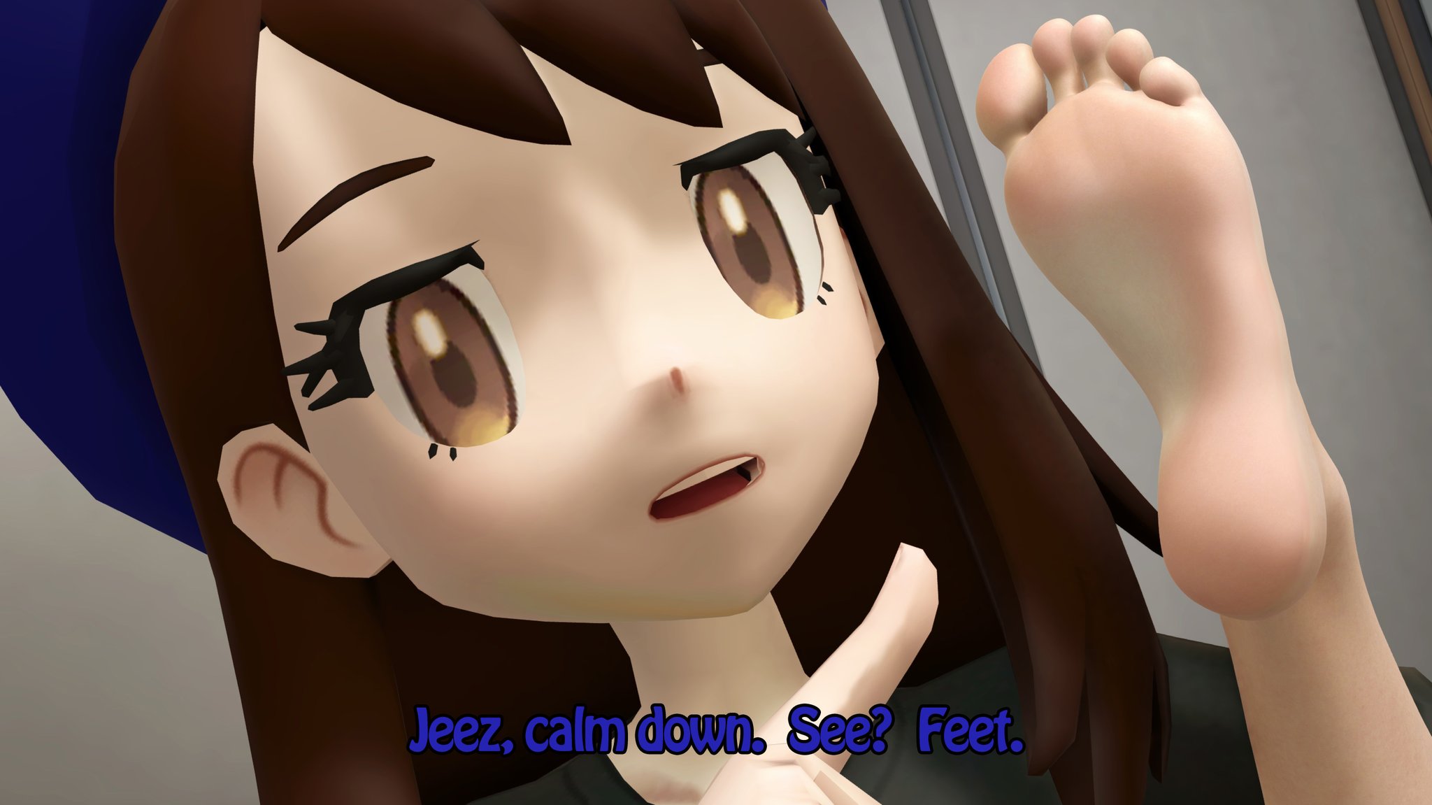 MistralLuv(Commissions full!) on Twitter: "Jeez, calm down. See? Feet. https://t.co/lzNHBjAMFR ...