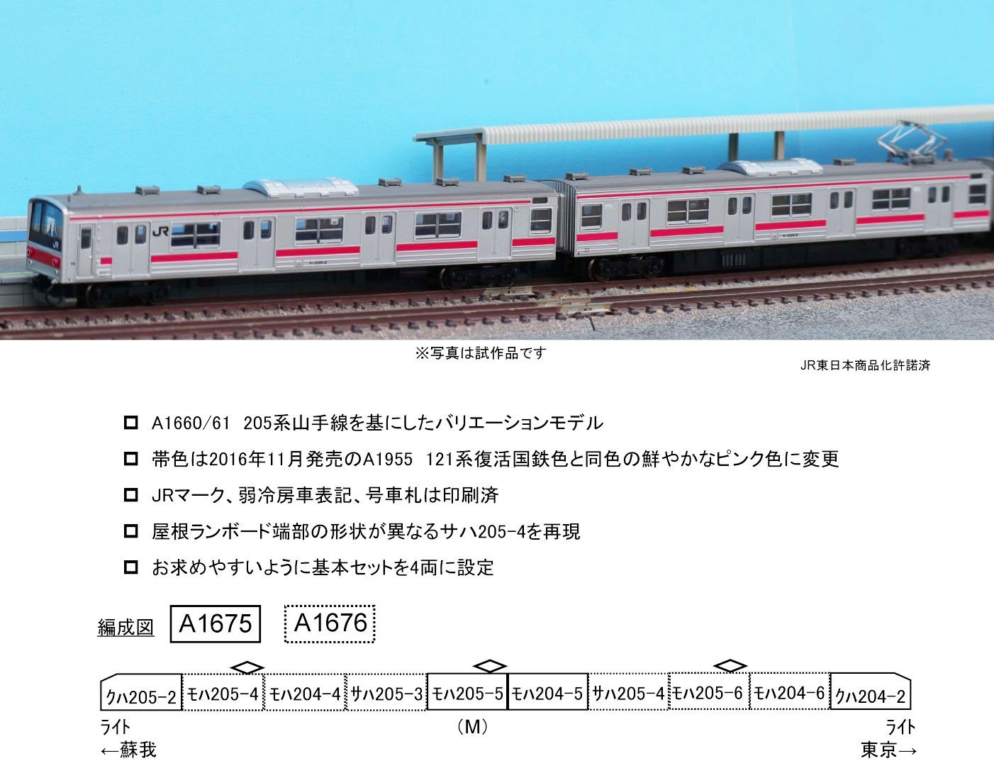 【商品情報】タムタム 通販 on Twitter: "マイクロエース A1675 205系 量産先行車 京葉線 25番編成 基本4両セット https://t.co/BhnTztlOyK # ...