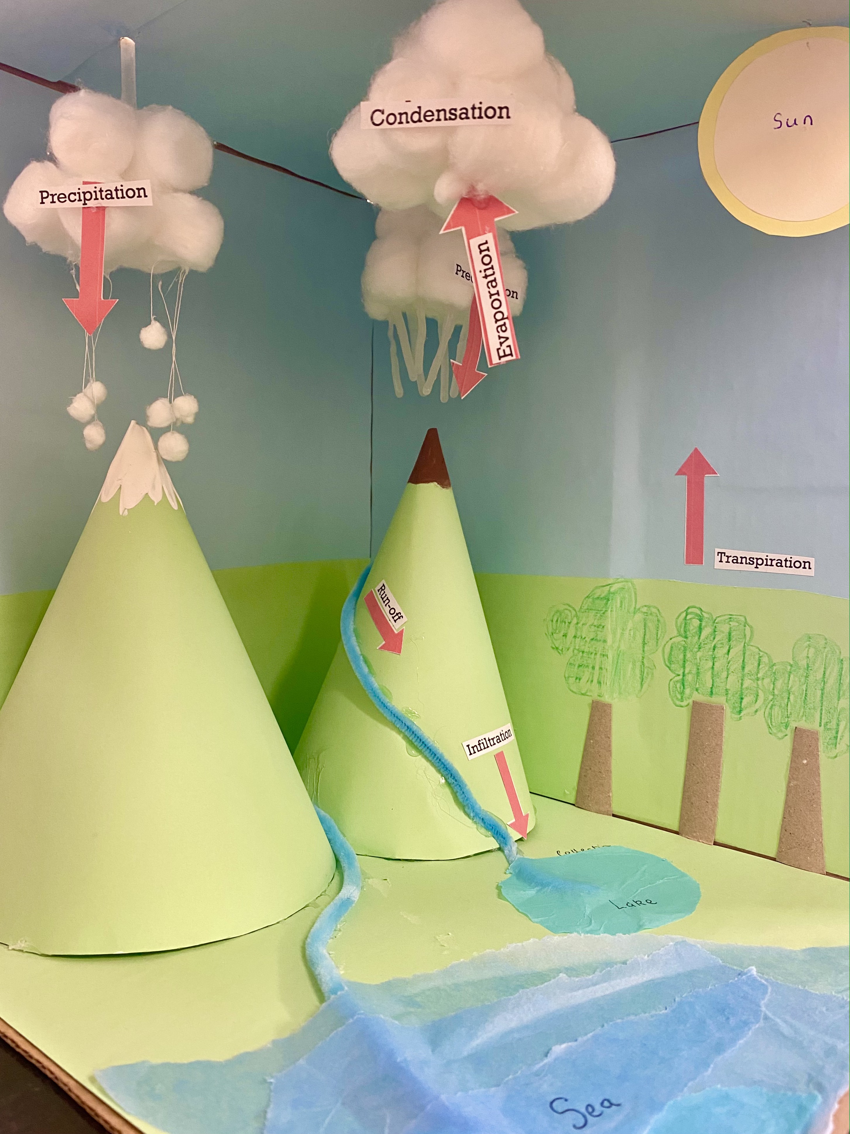 Water Cycle 3d Model