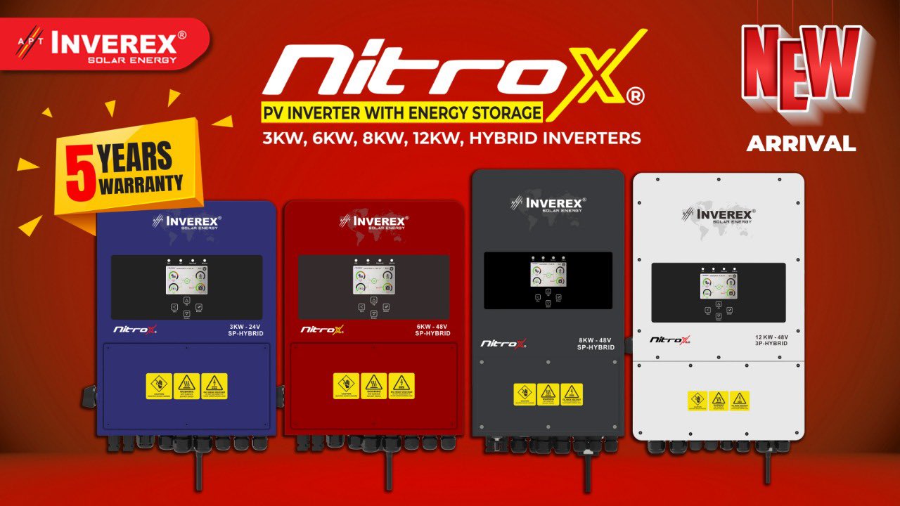 INVEREX NITROX 8KW MPPT HYBRID SOLAR INVERTER SUNTECH MALL, 46% OFF