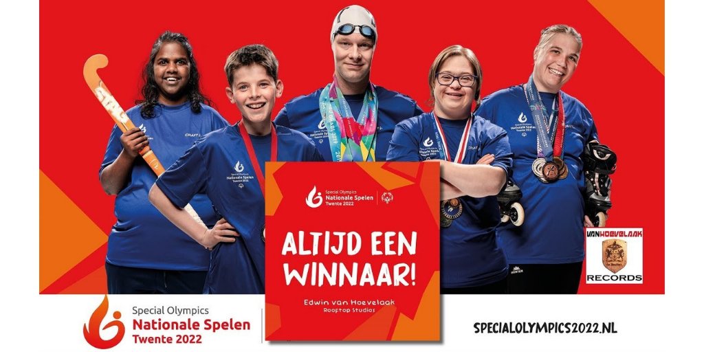 De Twentse Zorgcentra on Twitter: "Hét officiële lied van de Special Olympics Nationale Spelen ...