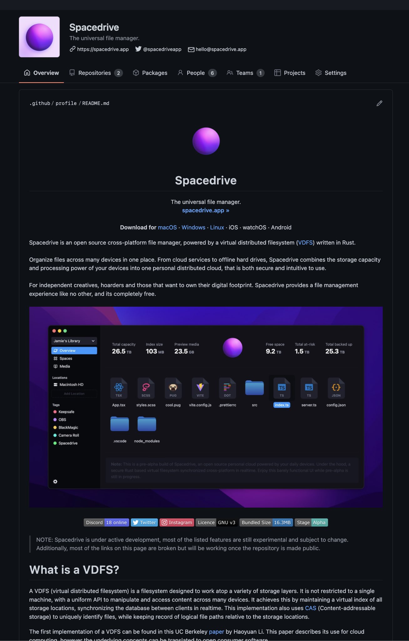 Spacedrive (@spacedriveapp) / Twitter