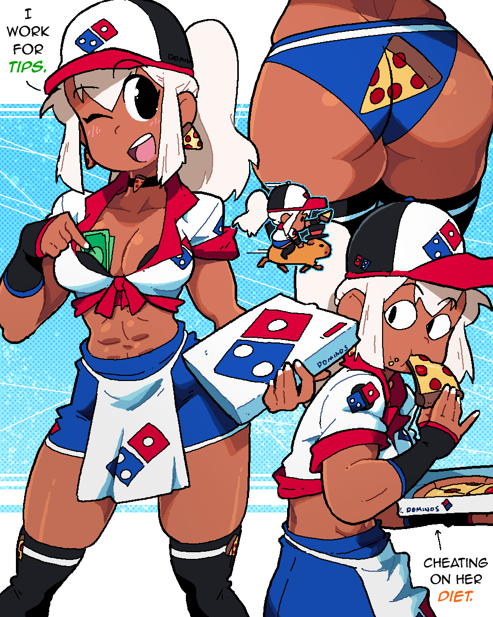 Scott Malin ️ on Twitter: "muscular woman delivers cheesy goodness🍕 https://t.co/AgD6hSrD2E ...