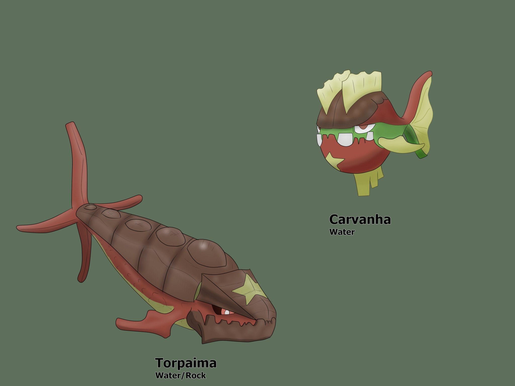 Pokemon Carvanha Evolution