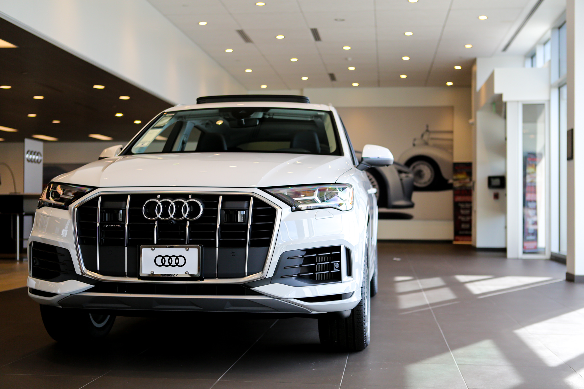 White Audi Truck 2022