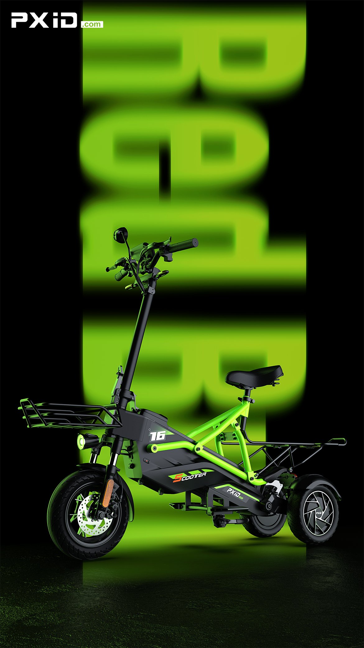 Pxid on Twitter: "PXID-F2 3 Wheel Electric Scooter Beautiful and Novel Shape Brand-new model ...