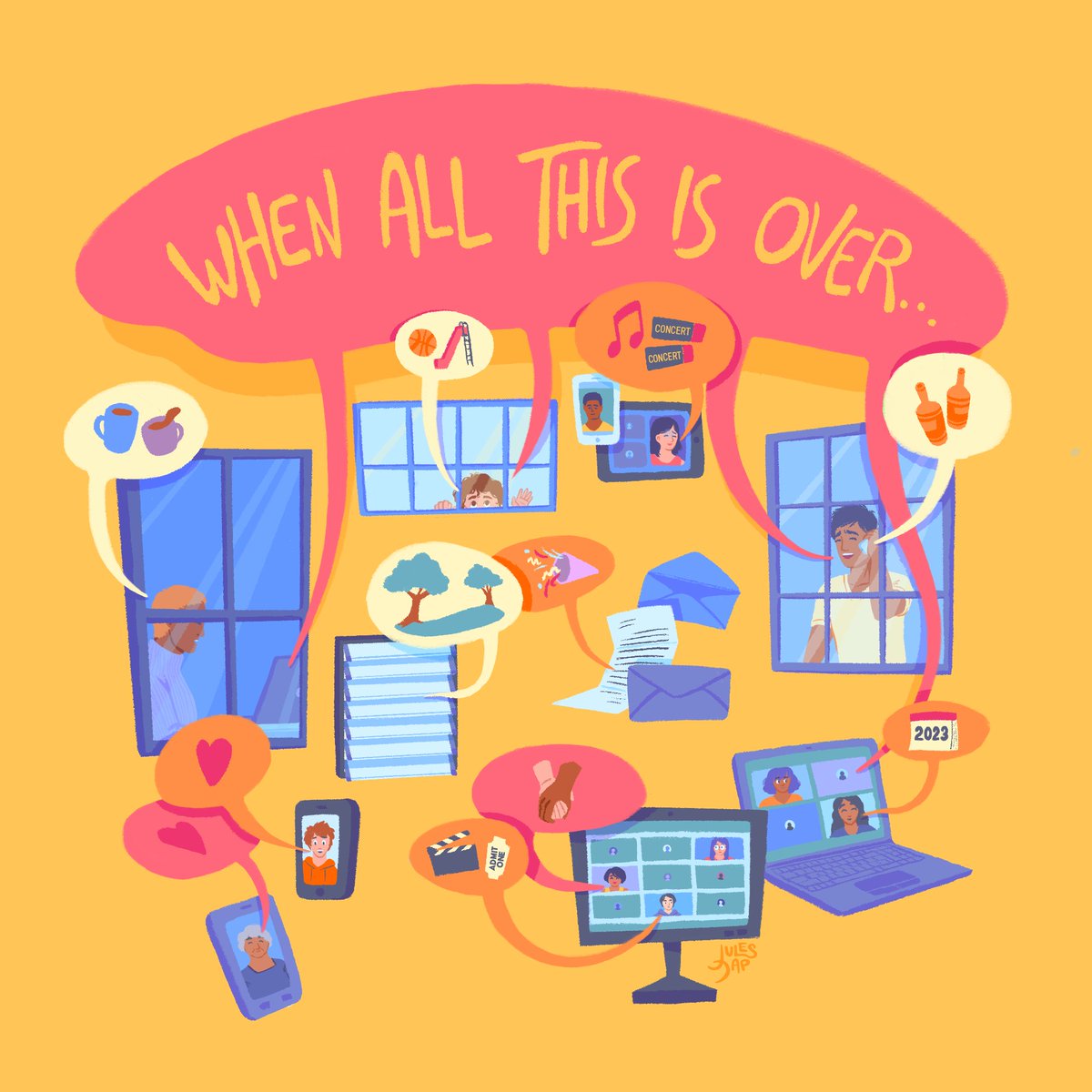 「back to norm (from 2021) 」|jules! 🔥のイラスト