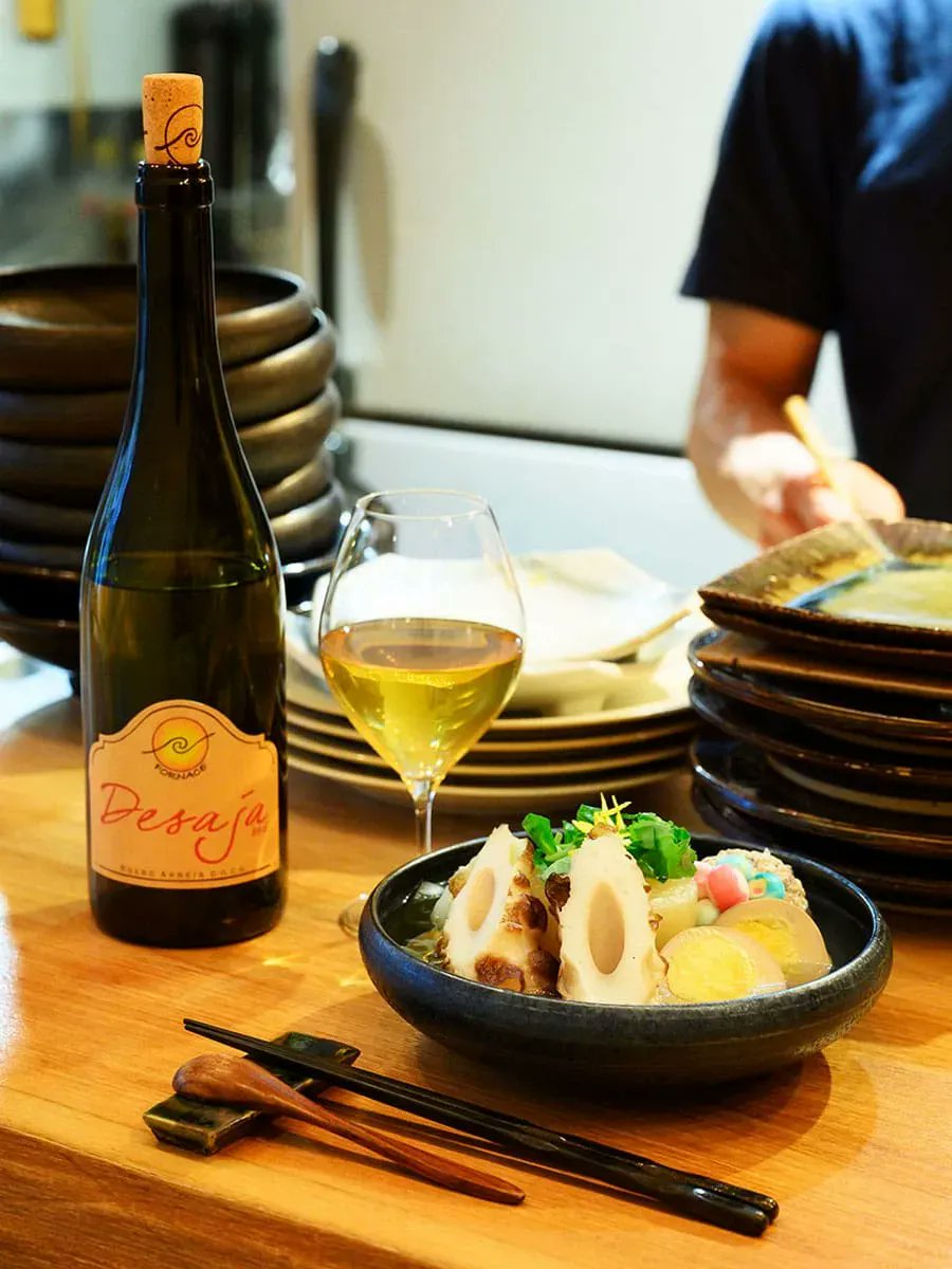 GINZA on Twitter: "今年1月11日にリニューアルオープンした『日和』🍢 今日は熱々おでんとワインなんていかが？ 【オレンジワインを呑みましょう。〜ペアリング実践〜 Vol.2 ...