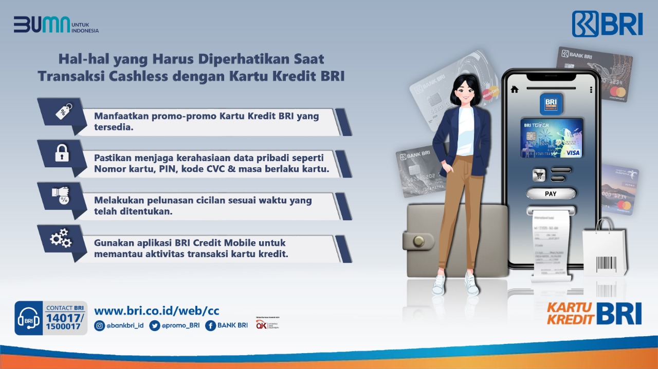 Contact BRI on Twitter: "Sobat BRI. Transaksi pembayaran lebih mudah dilakukan dengan Cashless ...