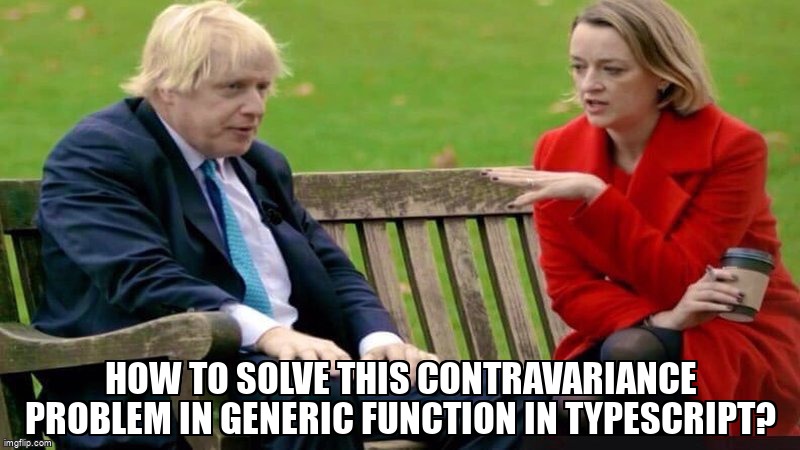 Meme Overflow On Twitter How To Solve This Contravariance Problem In Generic Function In