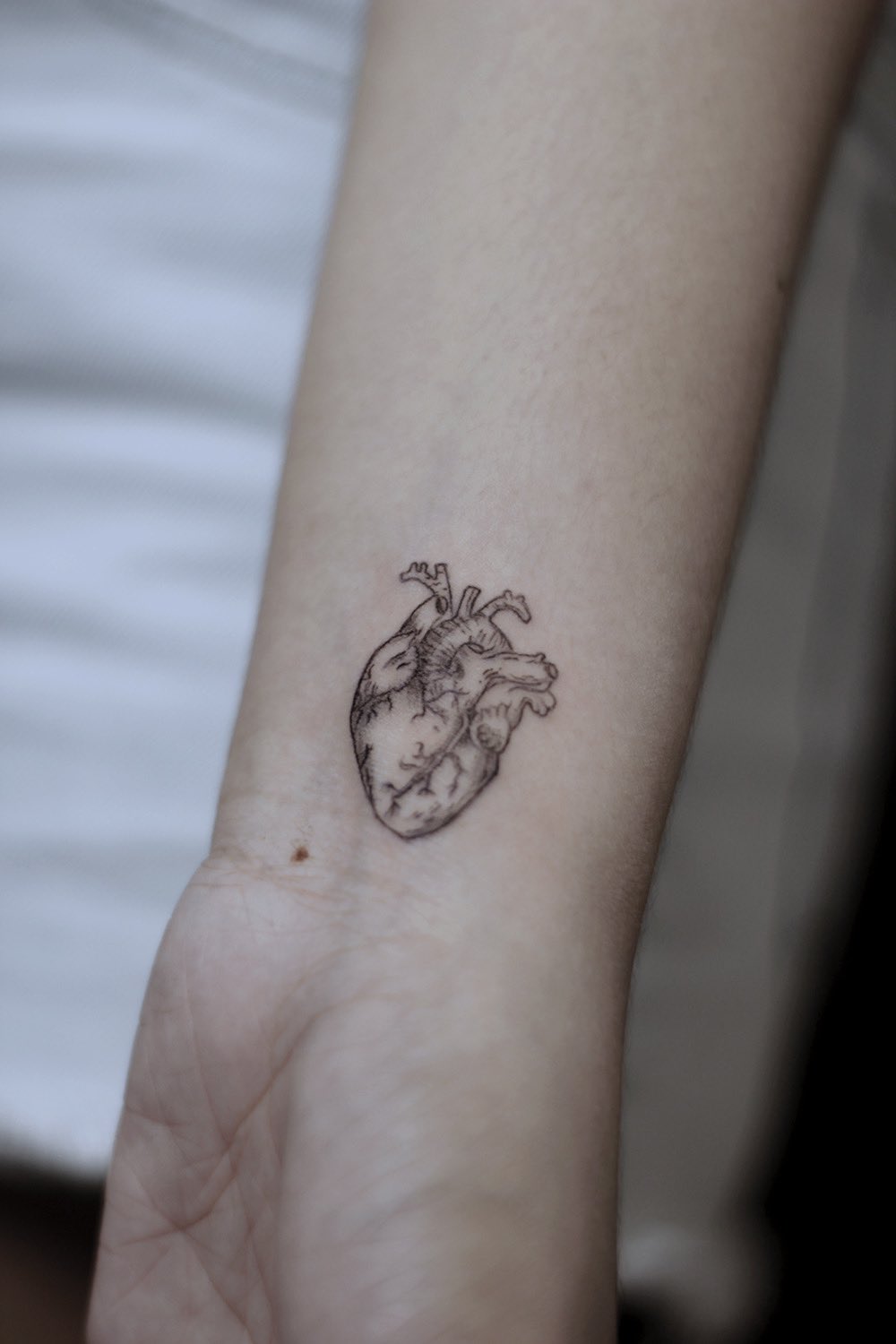 Real Heart Tattoo